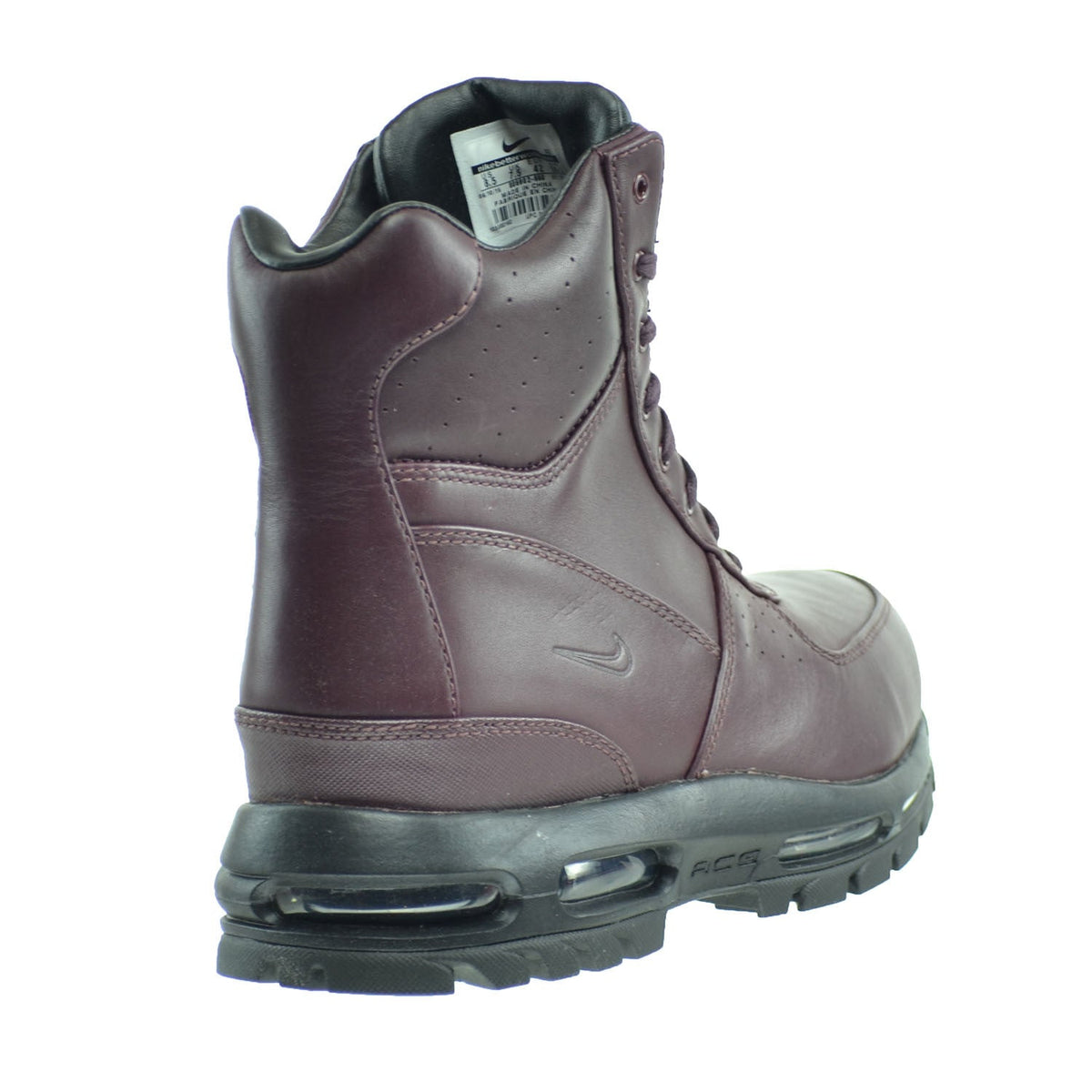 Nike Air Max Goadome 6 Inch Waterproof Men's Boots Deep Burgundy/Black ...