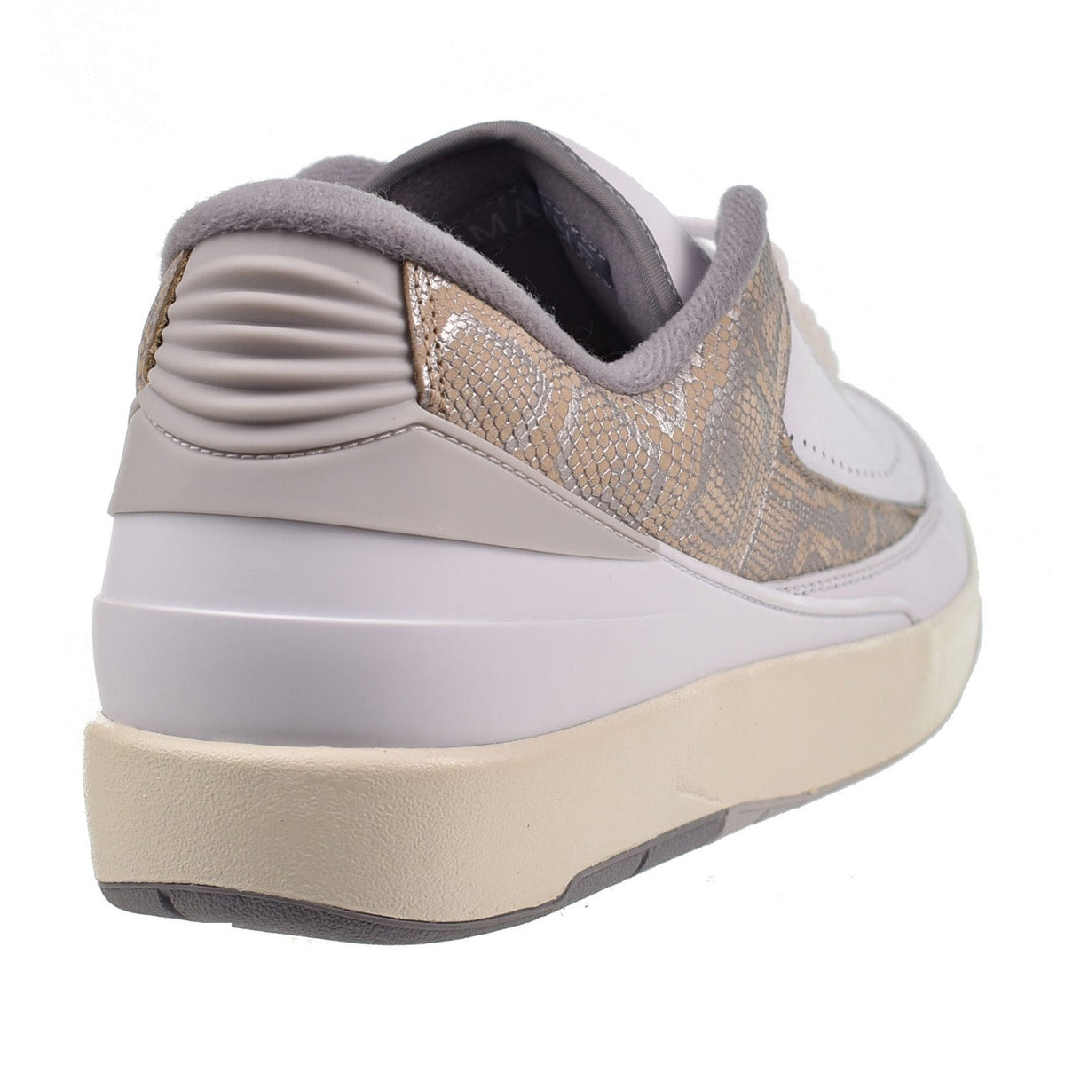Air Jordan 2 Retro Low Python Men's Shoes White-Cement Grey – Sports ...