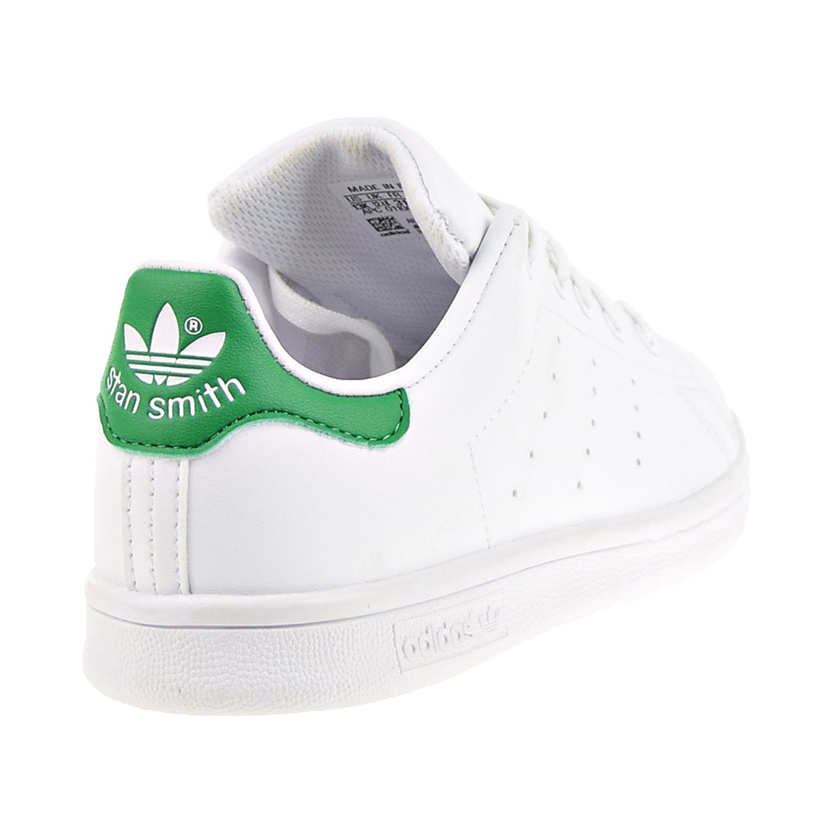 Adidas Stan Smith Little Kids' Shoes Cloud White/Green – Sports Plaza NY