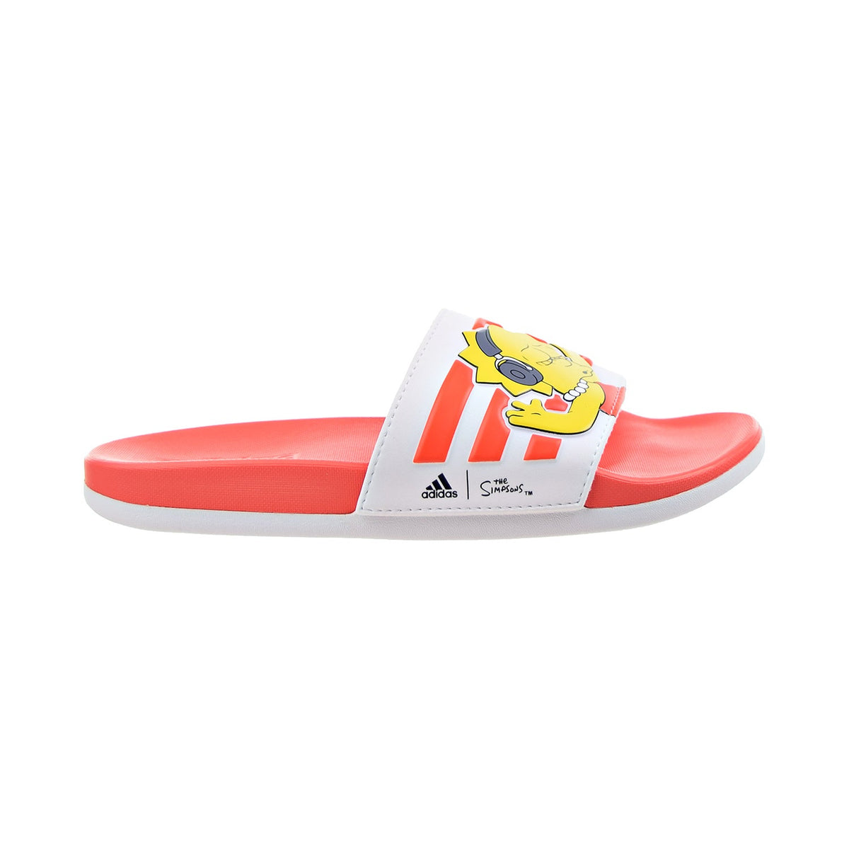 Adidas Simpsons "Lisa" Adilette Comfort Women's Slides Cloud White-Ora ...