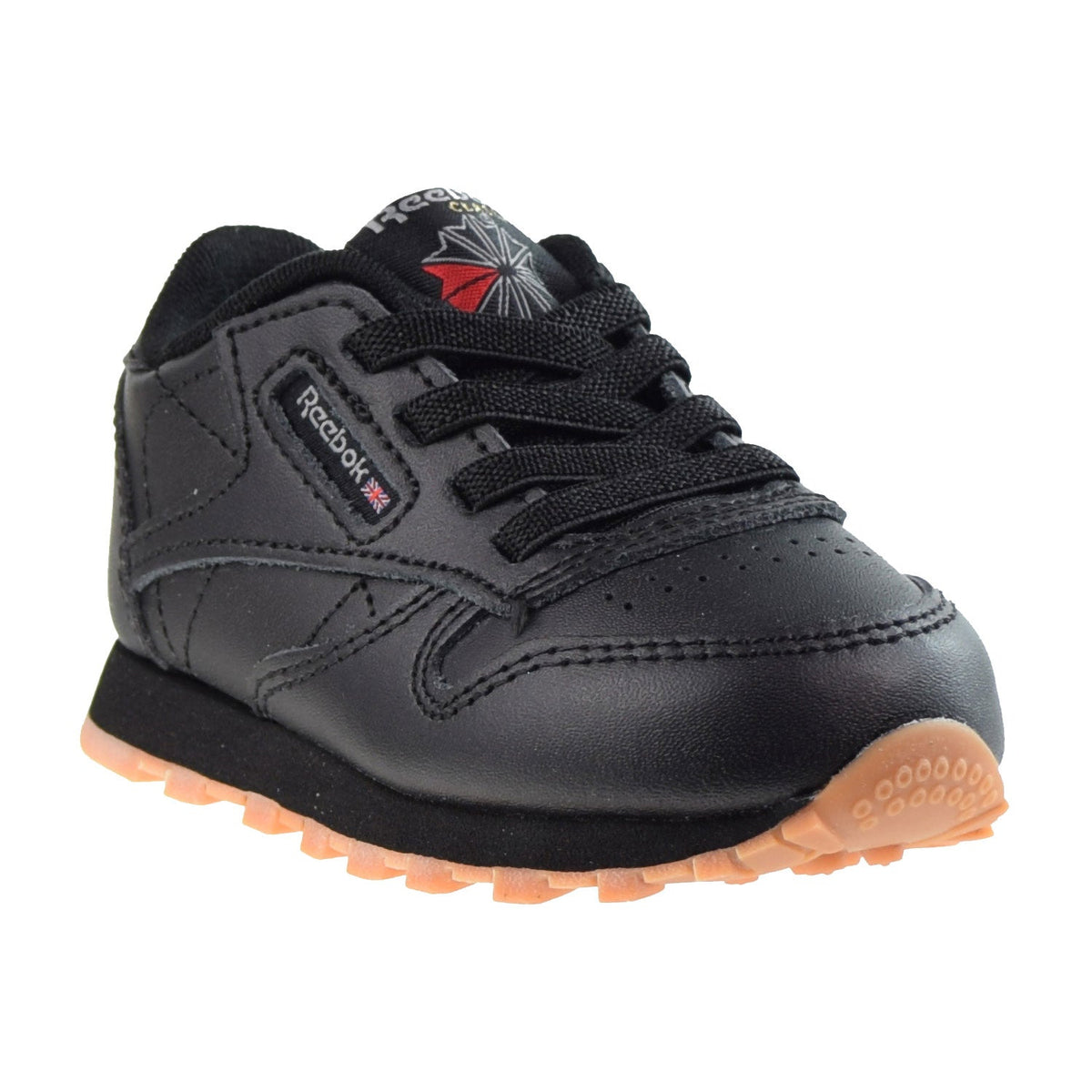 Reebok Classic Leather Toddlers Shoes Core Black-Gum – Sports Plaza NY