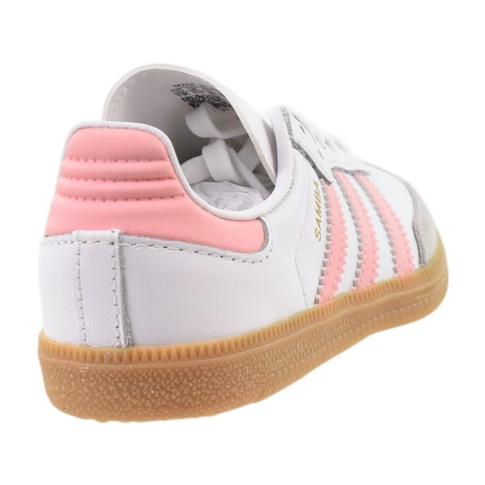 Adidas Samba OG Little Kids' Shoes Cloud White/Semi Pink Spark jp5484 ...