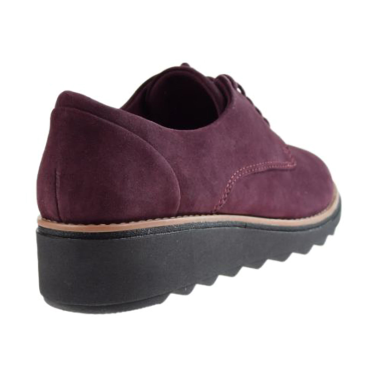 Clarks Sharon Noel Women's Shoes Burgundy Nubuck – Sports Plaza NY