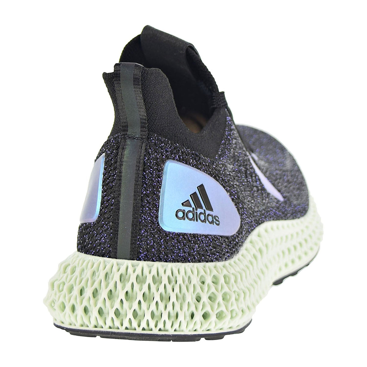 Adidas Alphaedge 4D Men's Shoes Core Black-Glory Blue-Collegiate Purpl ...